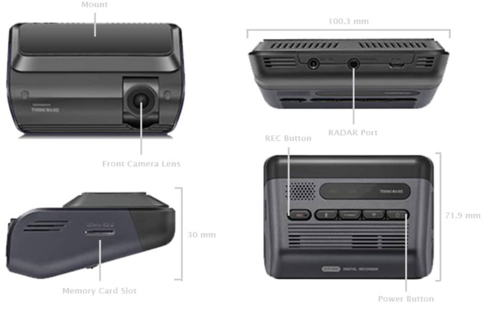 Thinkware Q1000 Dash Cam – AES Customs